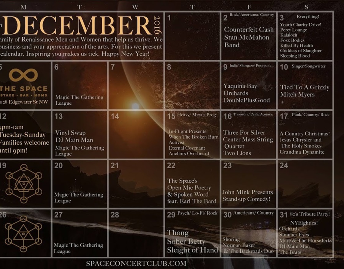 Live Music at The Space Concert Club | Salem Live Music Venues on GigTown